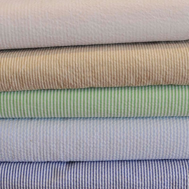Seersucker Fabric - Etsy
