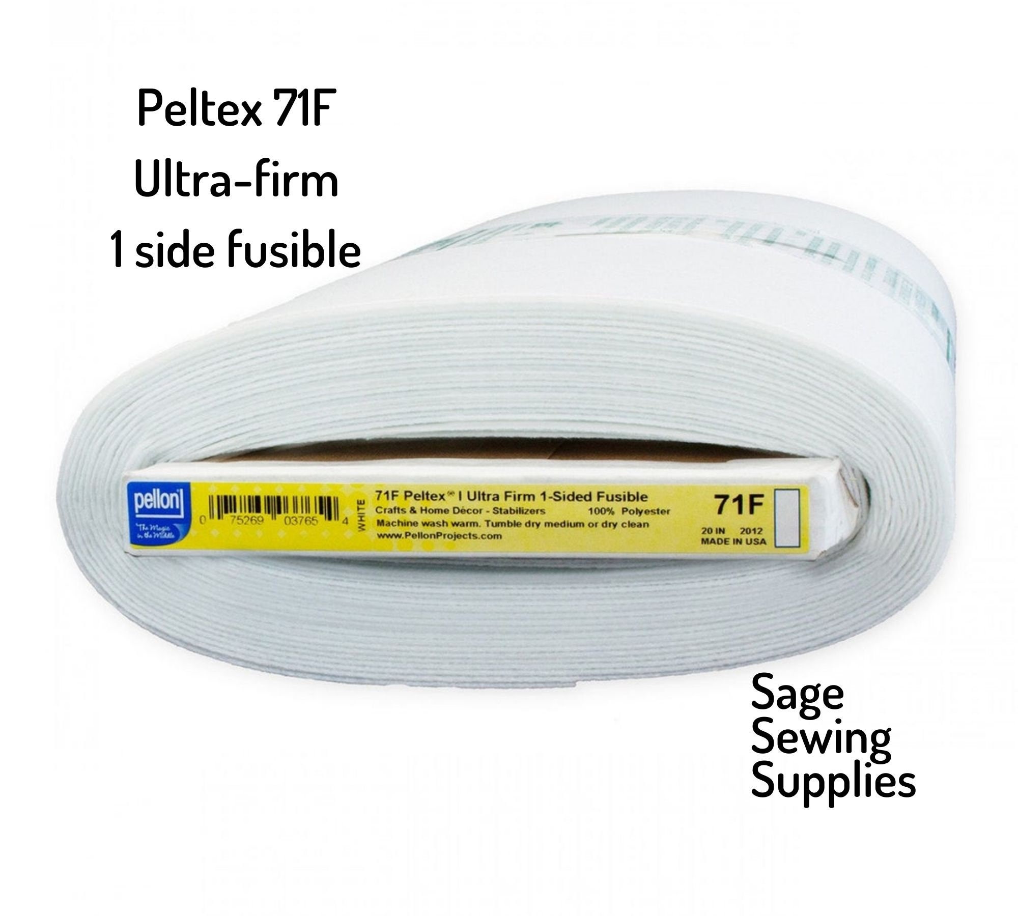 Peltex 71F Heavyweight 1 Sided Fusible Interfacing 20 - Etsy