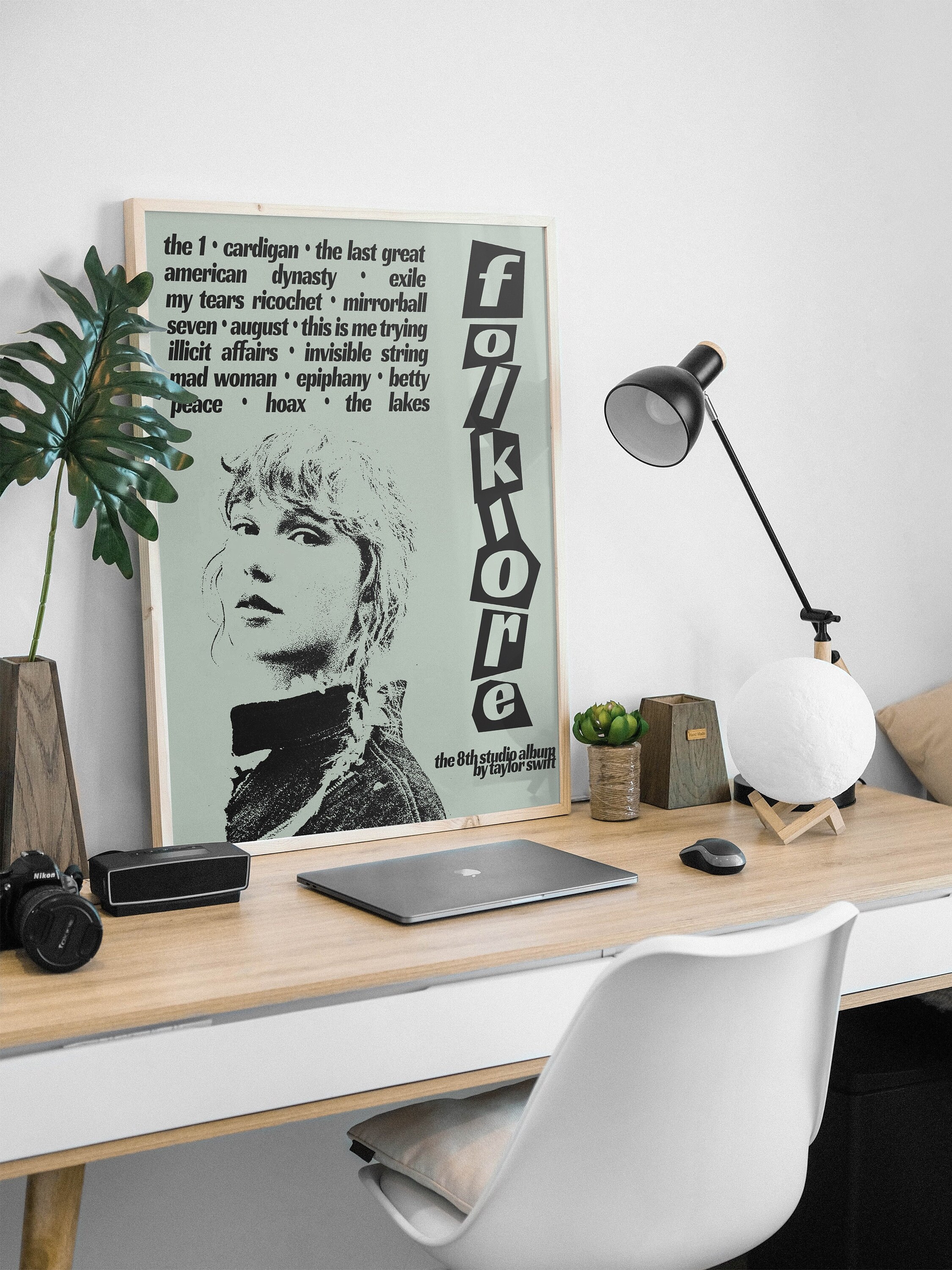 Taylor Swift Poster folklore Tracklist Digital Download - Etsy