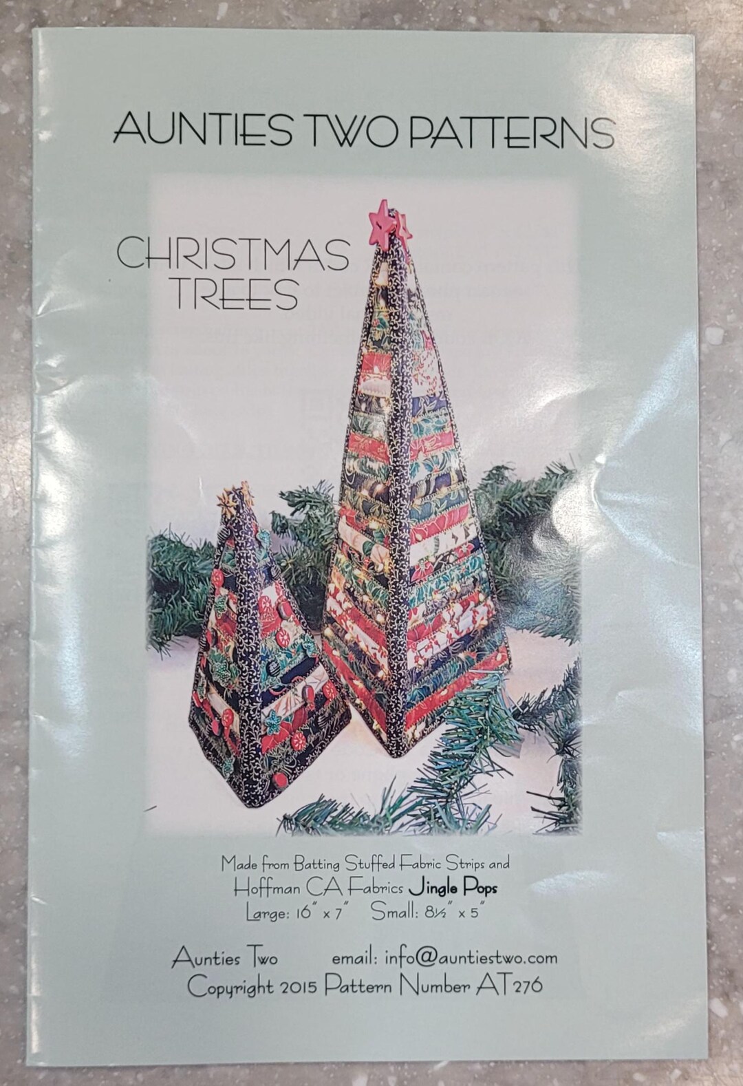 Aunties Two Patterns - Christmas Trees - Pattern No AT276 - Etsy