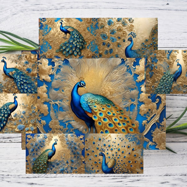 Alcohol Ink Peacock - Etsy