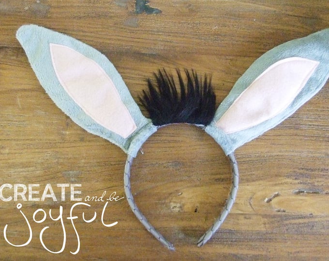 DONKEY Ears Headband CHRISTMAS Nativity Play Animal School Farm Dress ...
