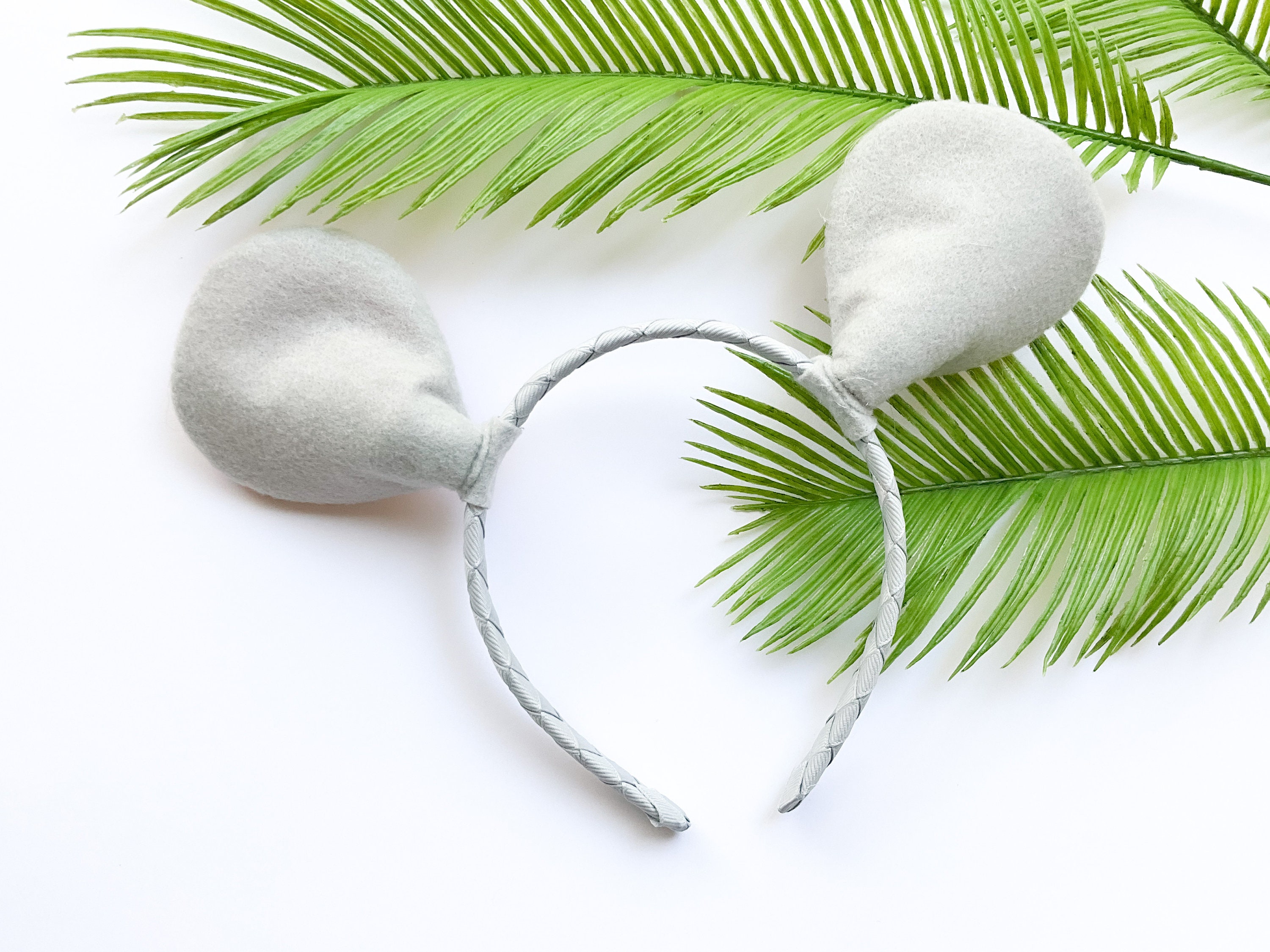 GRAY MOUSE EARS Headband, Child Kid Adult Size, Costume Dress Up ...