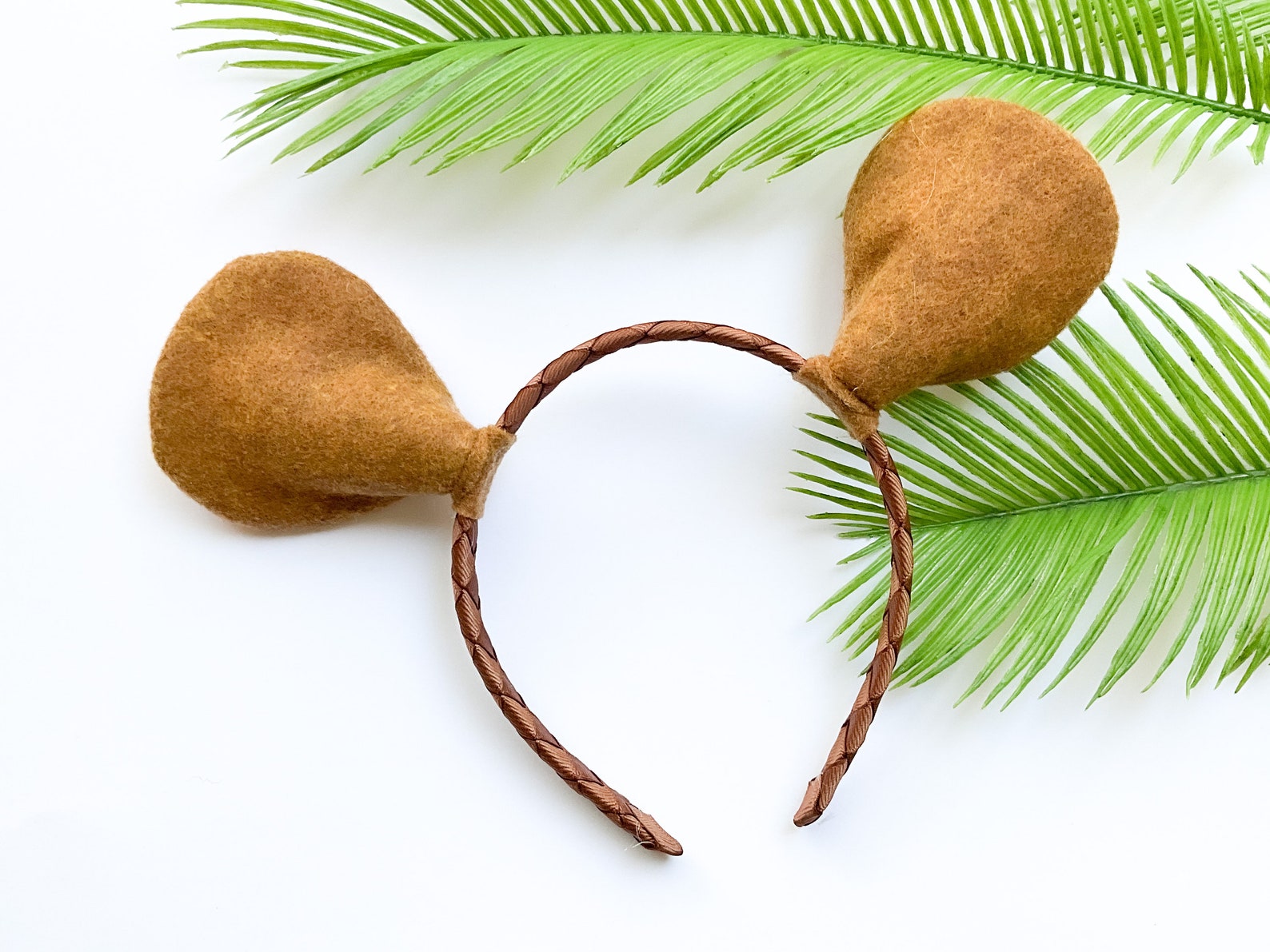 BROWN MOUSE EARS Headband And/or Tail, Child Kid Adult Size, Brown and ...