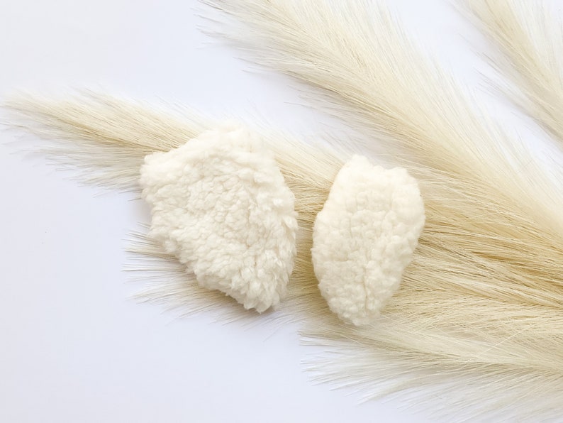 SHEEP LAMB Ears HEADBAND And/or Tail Ivory and Pink Optional - Etsy