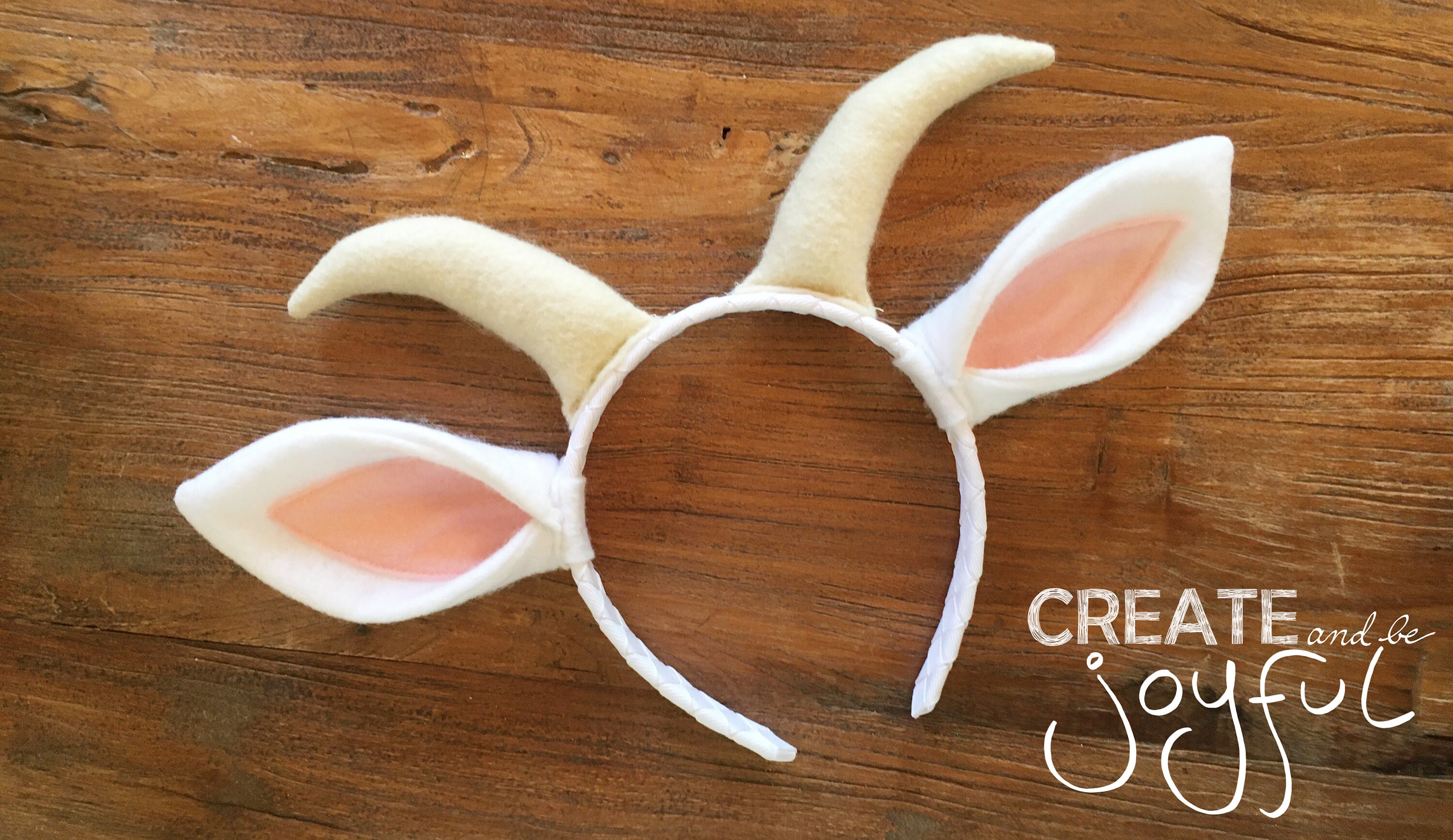 WHITE GOAT Costume Headband Ears And/or Tail Goatee Toddler - Etsy Hong ...