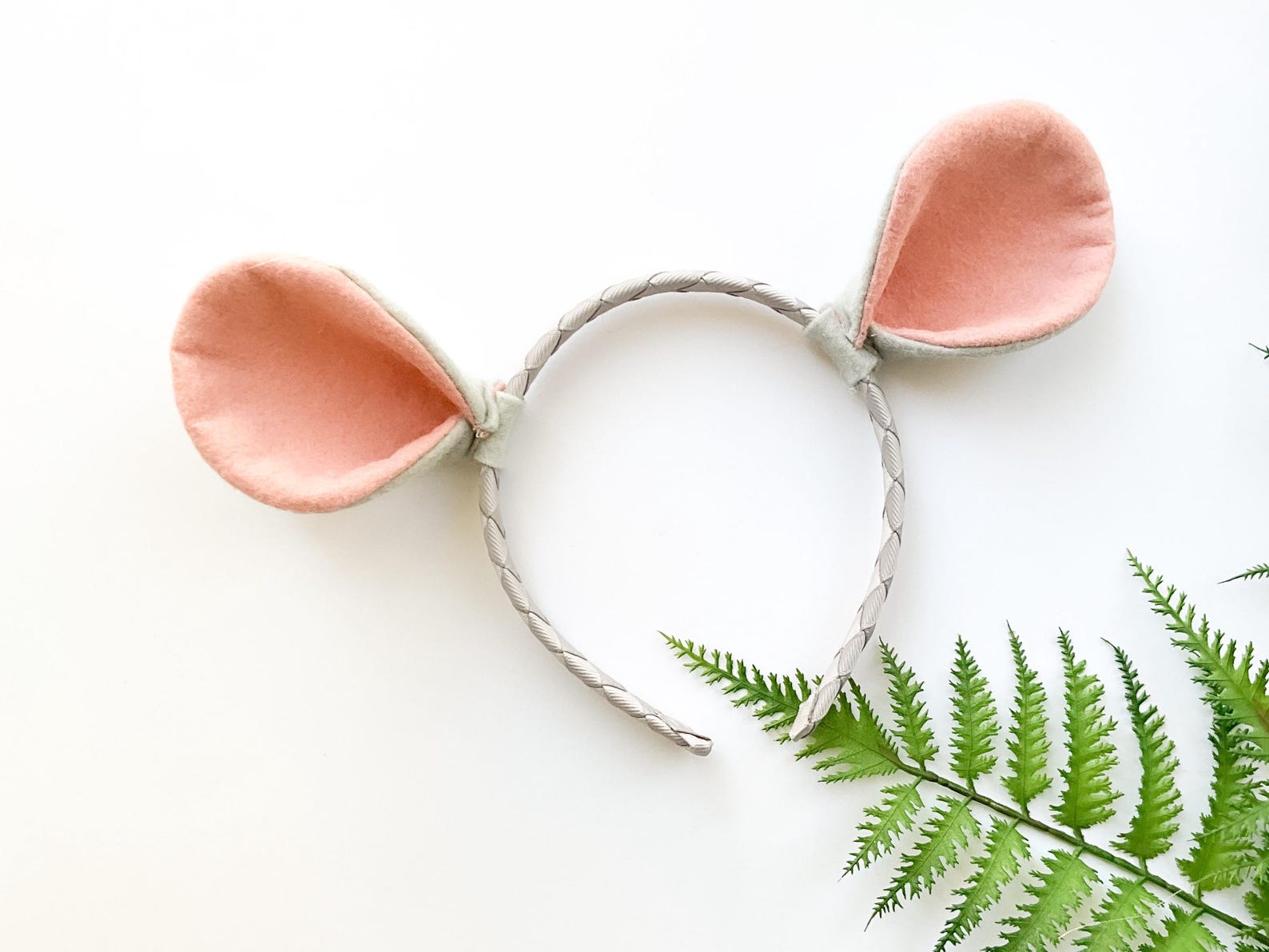 GRAY MOUSE EARS Headband, Child Kid Adult Size, Costume Dress Up ...