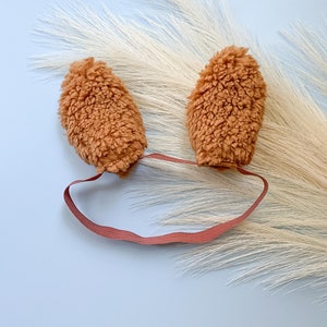 Light BROWN LLAMA ALPACA Costume Headband And/or Tail, Light Brown ...