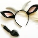 BLACK GOAT Costume Headband Ears And/or Tail Goatee Toddler - Etsy