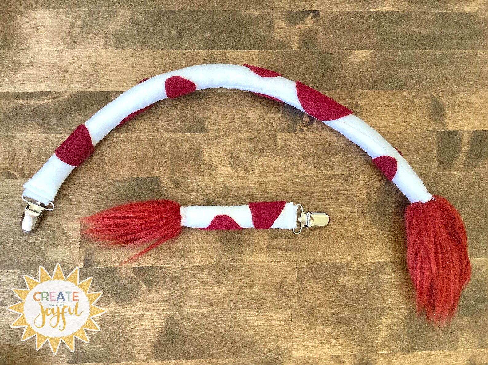 RED Velvet COW Costume Headband Ears And/or Tail Red Flower - Etsy