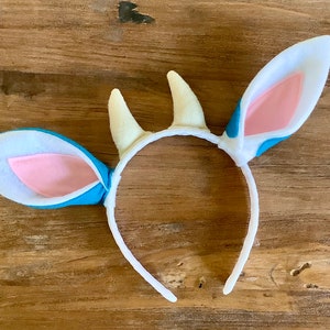 BLUEBERRY Blue Spotted COW Costume Headband Ears And/or Tail, Toddler ...
