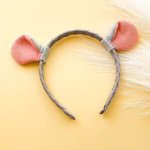 GRAY HIPPO EARS Headband, Hippopotamus Ears, Child Kid Adult Size, Gray ...
