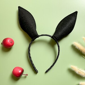 BLACK HORSE Ears Costume Headband, Toddler, Child Kid, Adult, No Mane ...