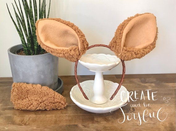 Light BROWN LLAMA ALPACA Costume Headband And/or Tail Light - Etsy