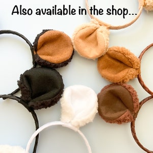 BROWN BEAR Cub Ears Headband, Bear Tail, Toddler Child Adult Size ...