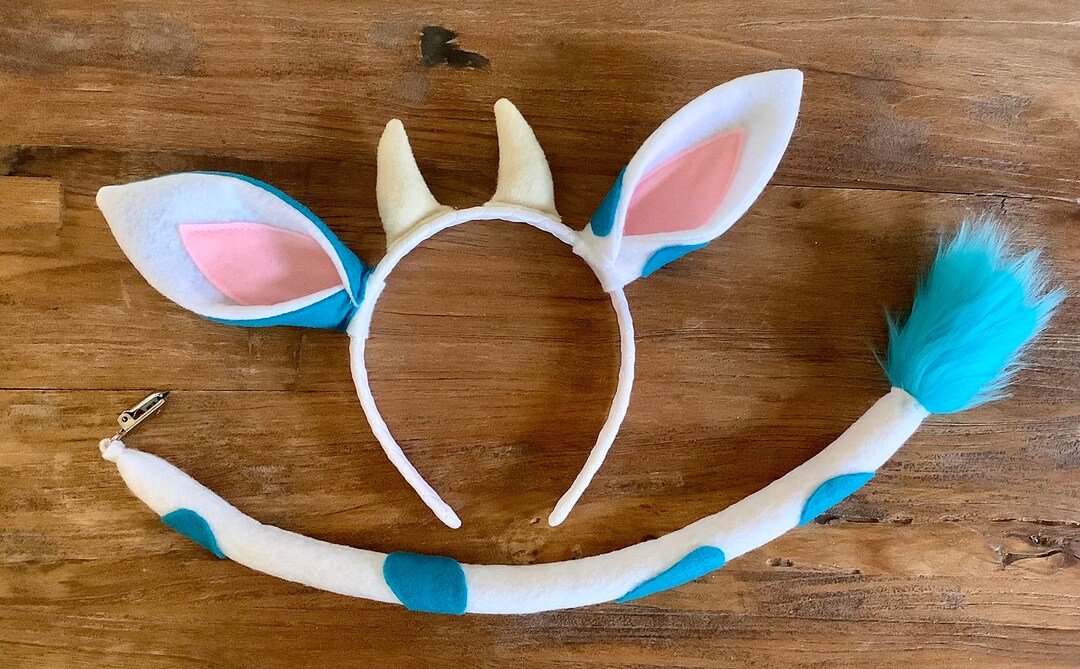 BLUEBERRY Blue Spotted COW Costume Headband Ears And/or Tail, Toddler ...