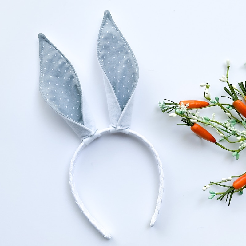 White Bunny Ears - Etsy