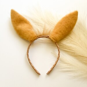 TAN LLAMA ALPACA Costume Headband And/or Tail, Light Brown Tan, Baby ...