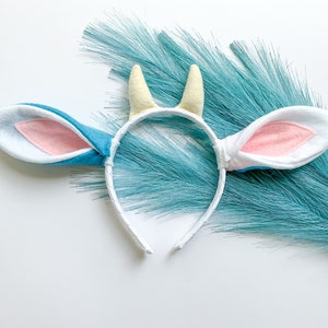 BLUEBERRY Blue Spotted COW Costume Headband Ears And/or Tail, Toddler ...