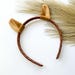 CHIPMUNK Squirrel EARS Headband, Copper and Tan, Woodland Party, Dress ...