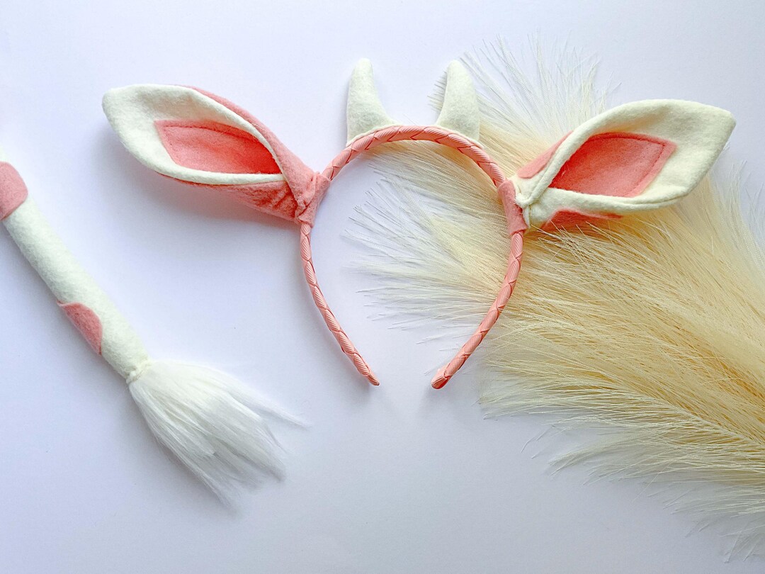 Peaches and Cream PEACH COW Costume Headband Ears And/or Tail, Toddler ...