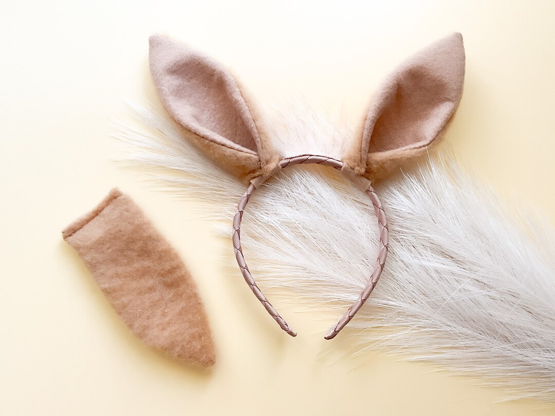 TAN LLAMA ALPACA Costume Headband And/or Tail, Light Brown Tan, Baby ...