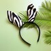 ZEBRA Costume Ears Headband Toddler Child Adult Size Pet Dog - Etsy