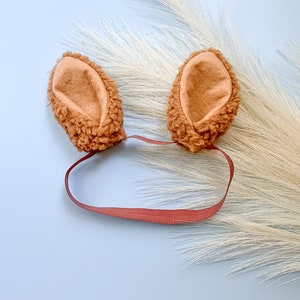 Light BROWN LLAMA ALPACA Costume Headband And/or Tail, Light Brown ...