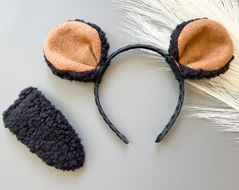 Tan and Brown Honey Bear Theme Ears Headbands Birthday Party Favors ...
