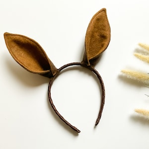 BROWN HORSE EARS Headband, Child Kid Adult Size, Costume, Dress Up ...