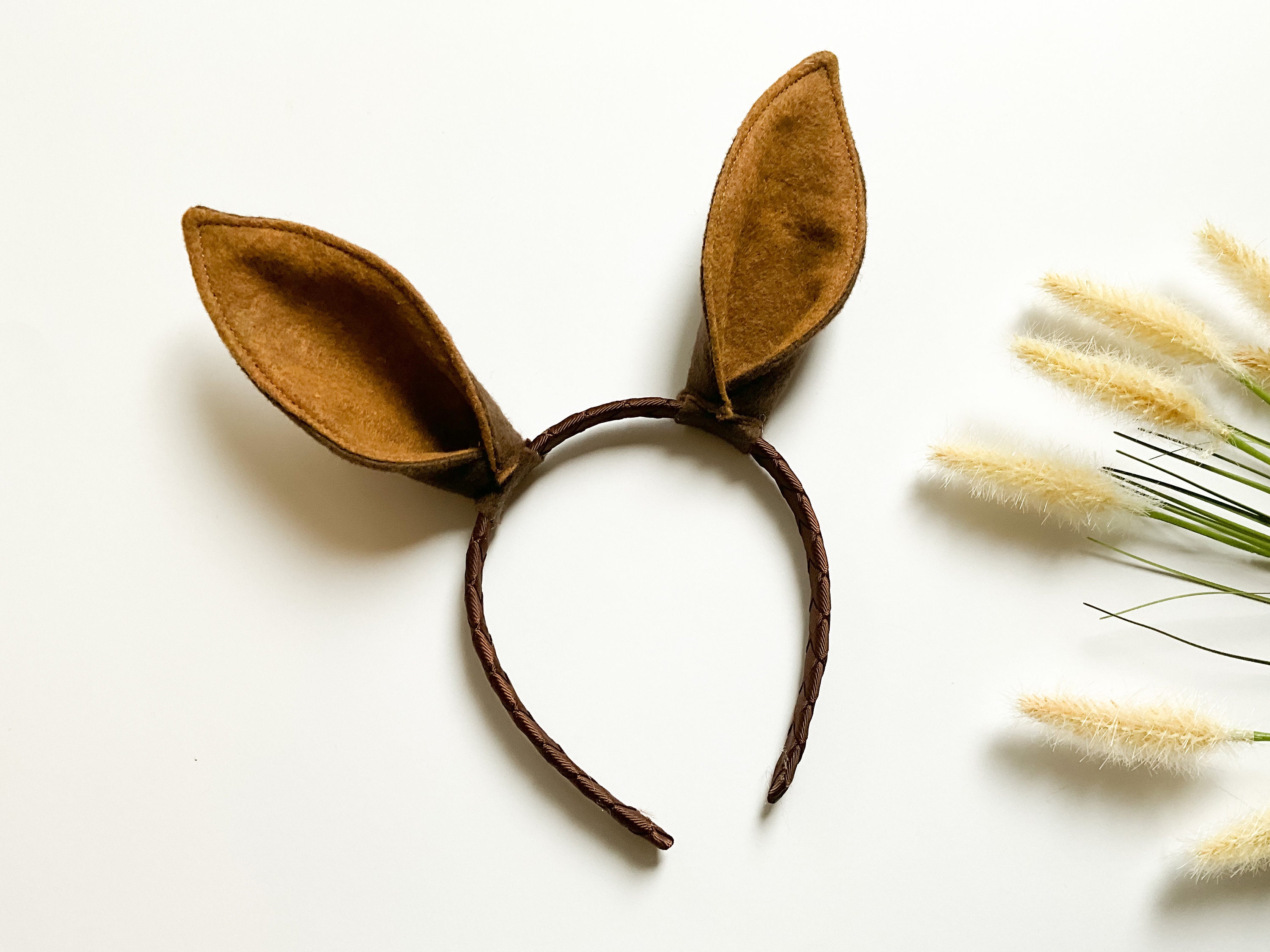 BROWN HORSE EARS Headband, Child Kid Adult Size, Costume, Dress Up ...