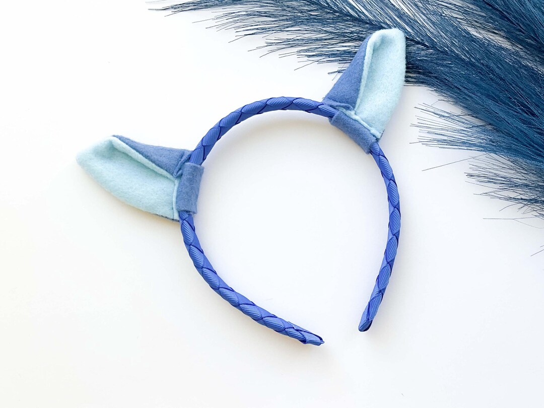 BLUE CAT Costume Ears, Blue Kitty Cat Ears, Toddler Child Adult Size ...