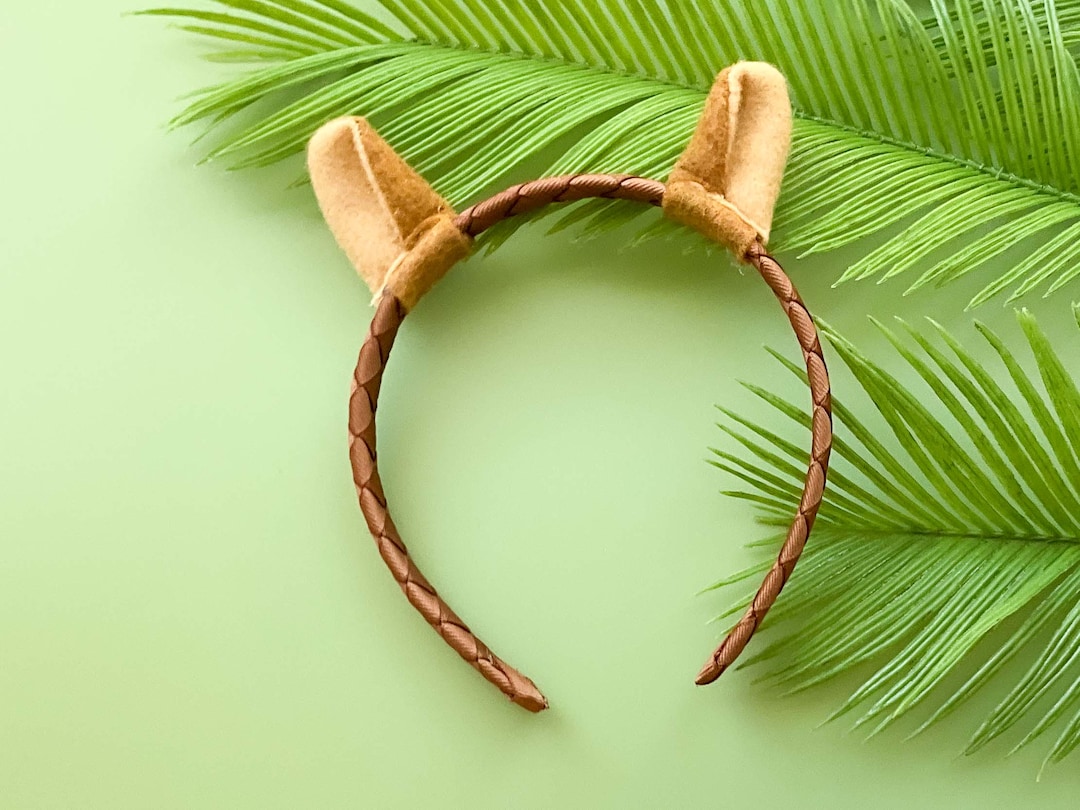 CHIPMUNK Squirrel EARS Headband, Copper and Tan, Woodland Party, Dress ...