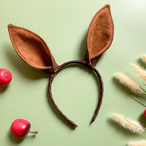 BROWN HORSE EARS Headband, Child Kid Adult Size, Costume, Dress Up ...