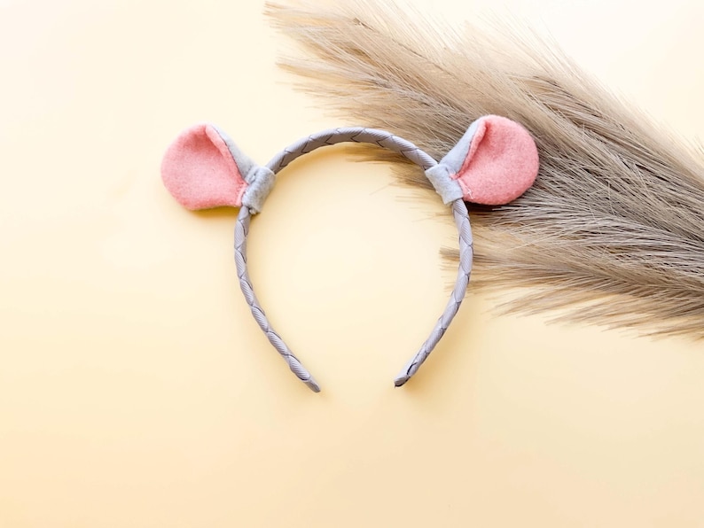 GRAY HIPPO EARS Headband, Hippopotamus Ears, Child Kid Adult Size, Gray ...