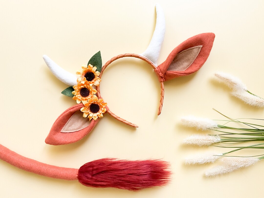HIGHLAND COW Costume Headband And/or Tail | Sunflowers | Toddler, Kid ...