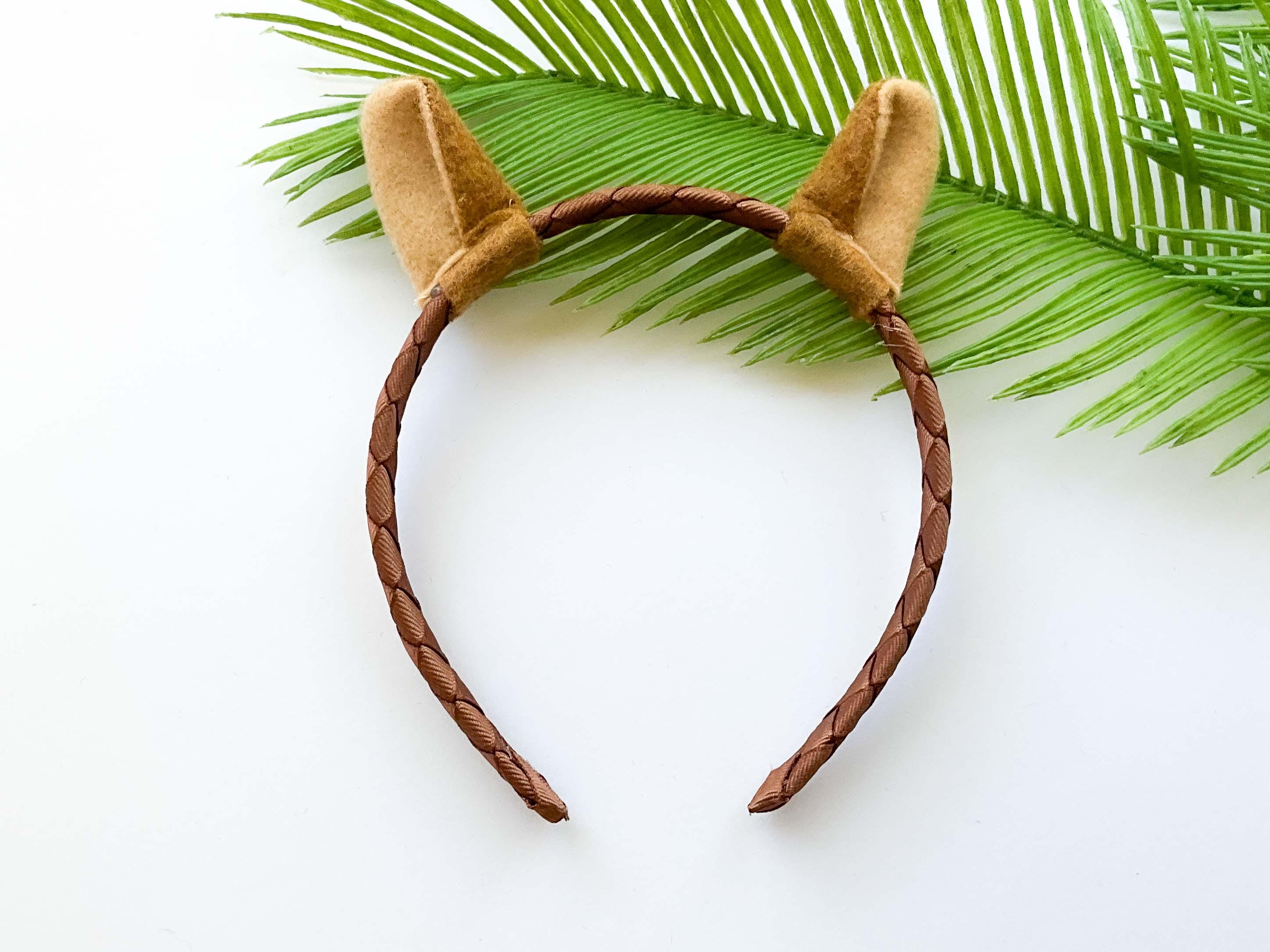 CHIPMUNK Squirrel EARS Headband, Copper and Tan, Woodland Party, Dress ...