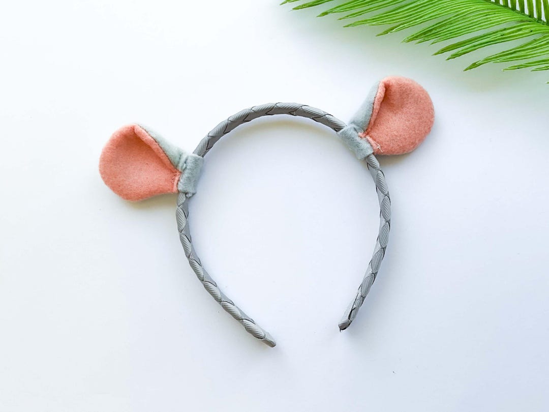 GRAY HIPPO EARS Headband, Hippopotamus Ears, Child Kid Adult Size, Gray ...