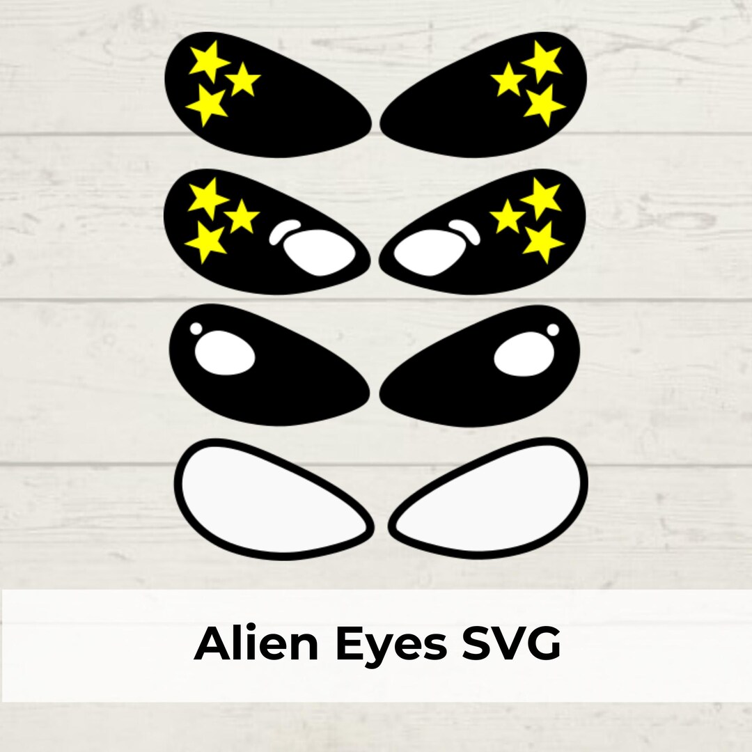 Alien Eyes SVG, Felt Eyes Cricut Cut File, Digital Download - Etsy