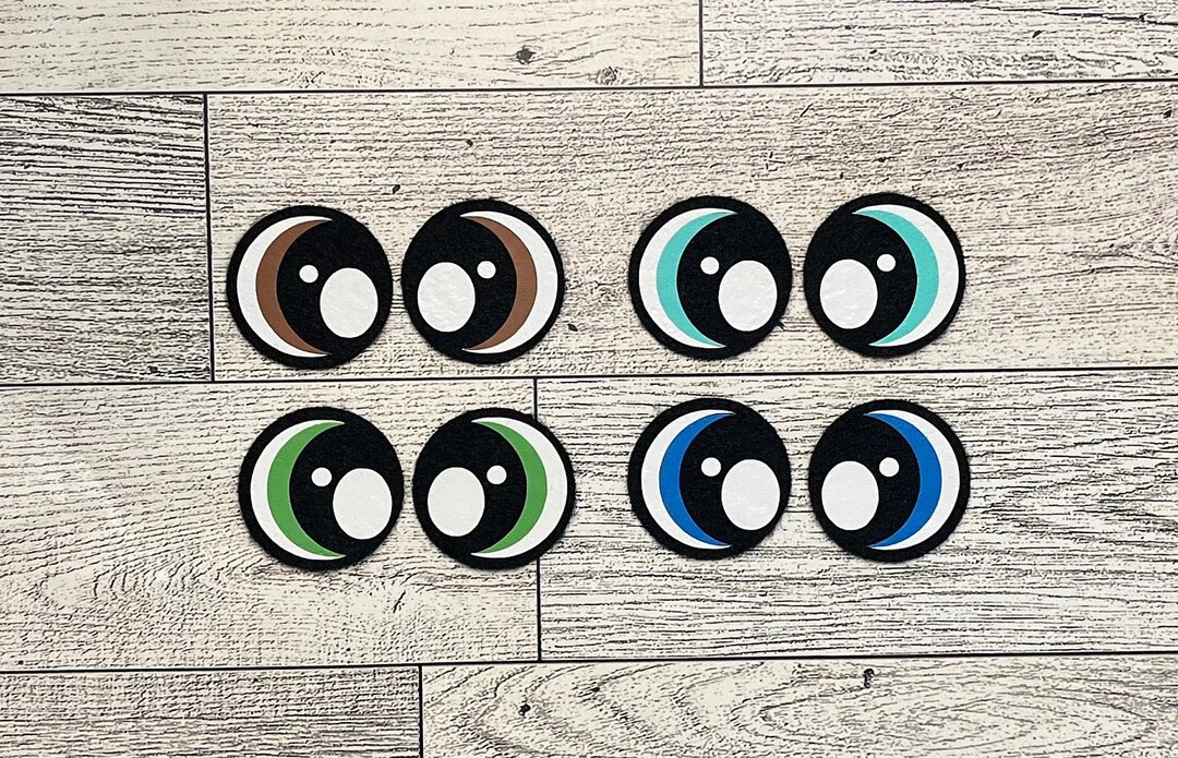 Felt Eyes for Crochet Amigurumi, Kawai Felt Eyes, Safety Felt Eyes ...