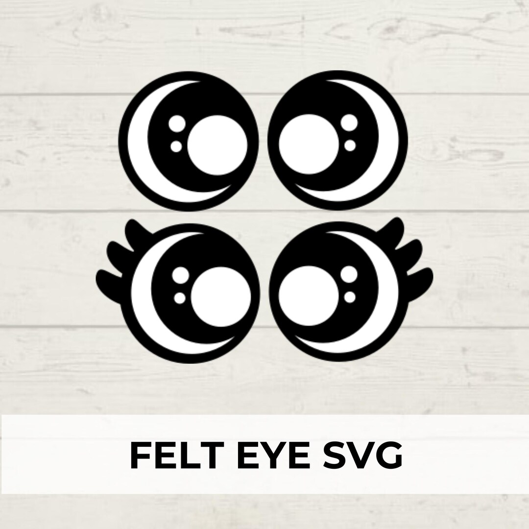 Felt Eye SVG: Basic Cricut Cut File (digital Download) - Etsy