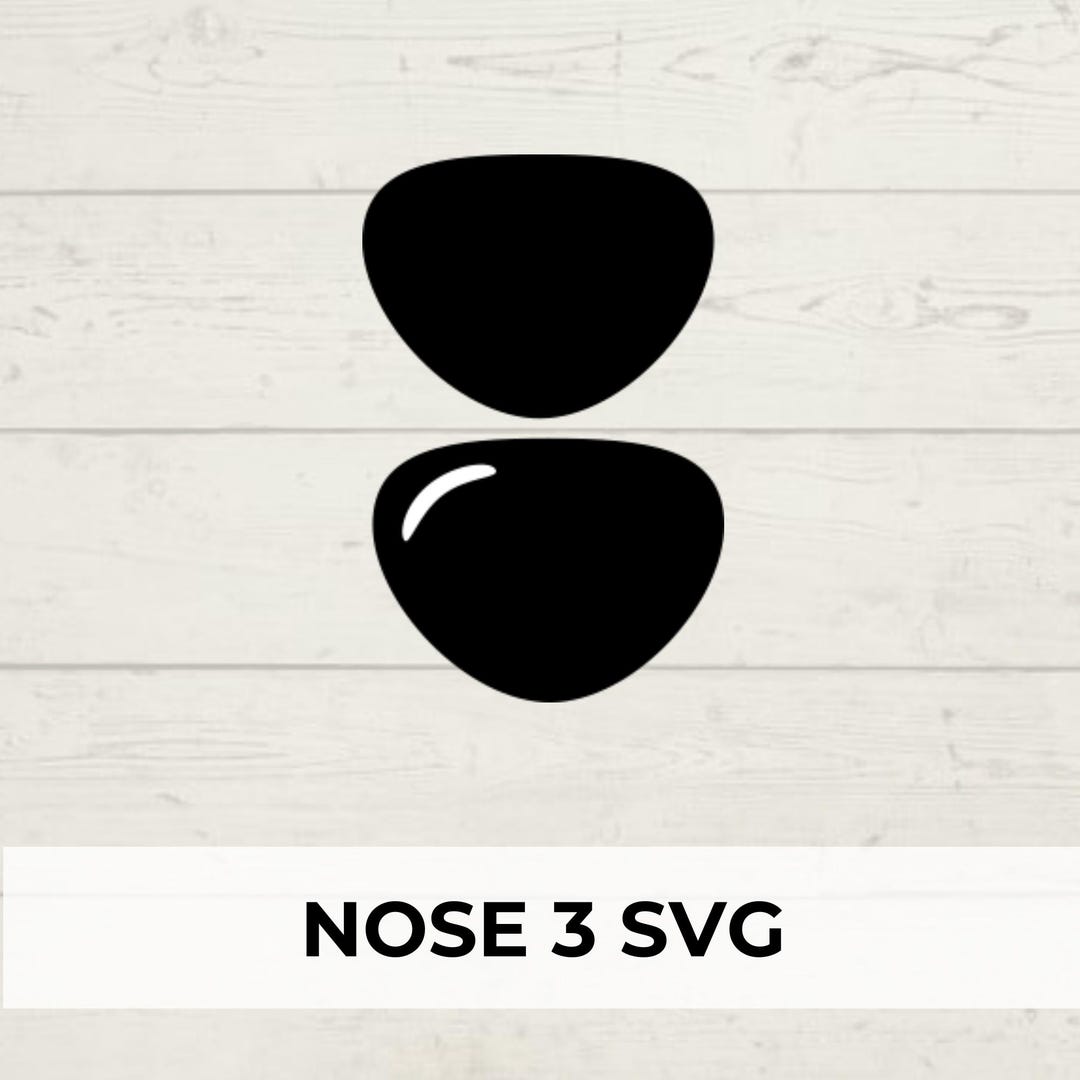 Felt Nose SVG: Style 3, Amigurumi Crochet Pattern (digital Download) - Etsy
