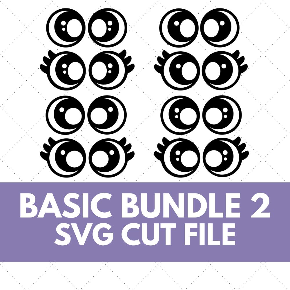 Felt Eyes SVG Bundle: Basic Cricut Cut File (digital Download) - Etsy