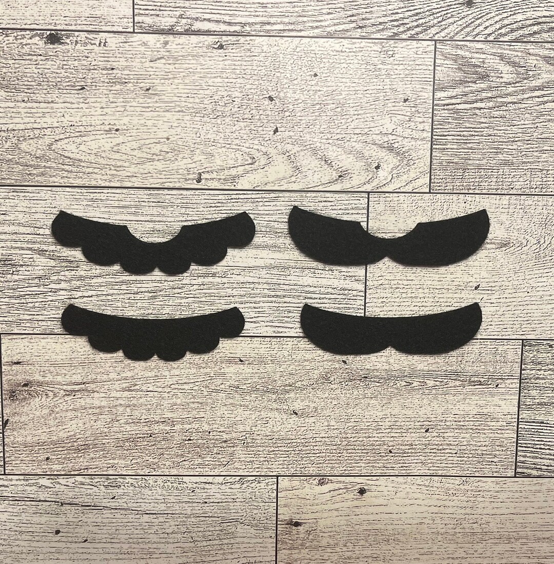 Felt Mustache 2 Pack 6 Different Options Multiple Sizes - Etsy