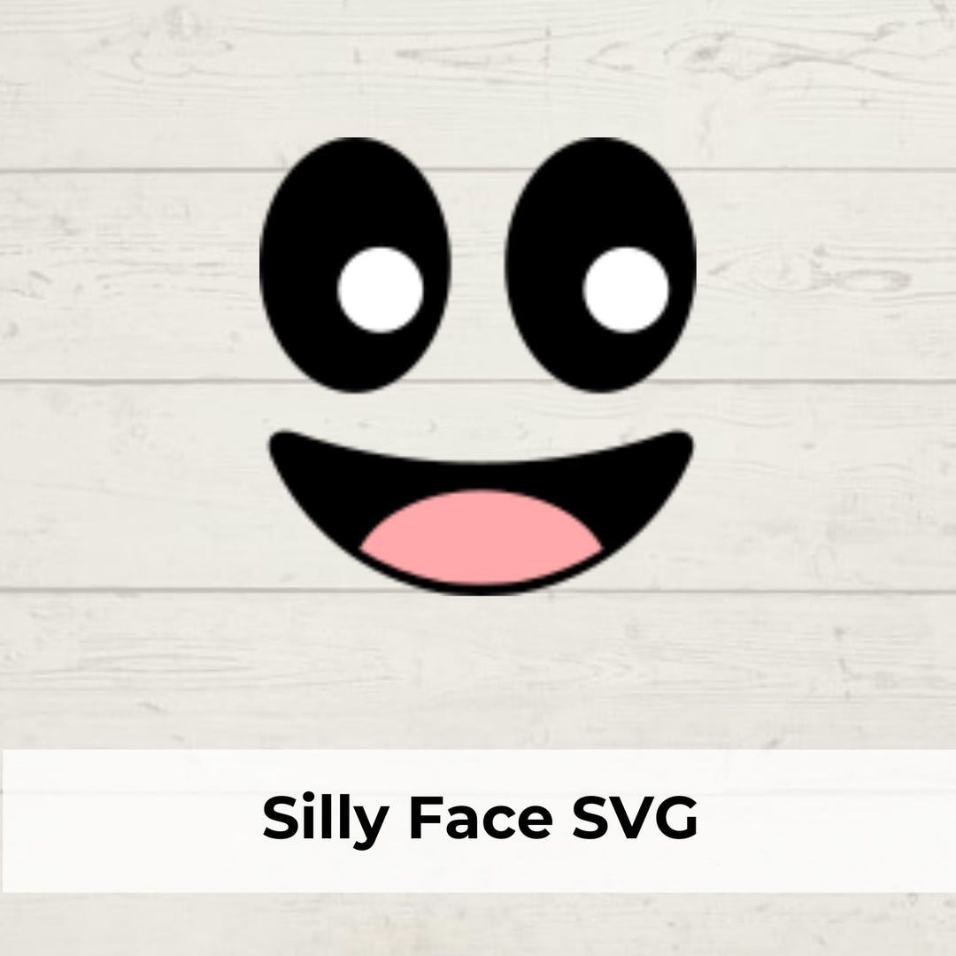 Silly Face SVG, Felt Face SVG Cricut Cut File, Digital Download - Etsy