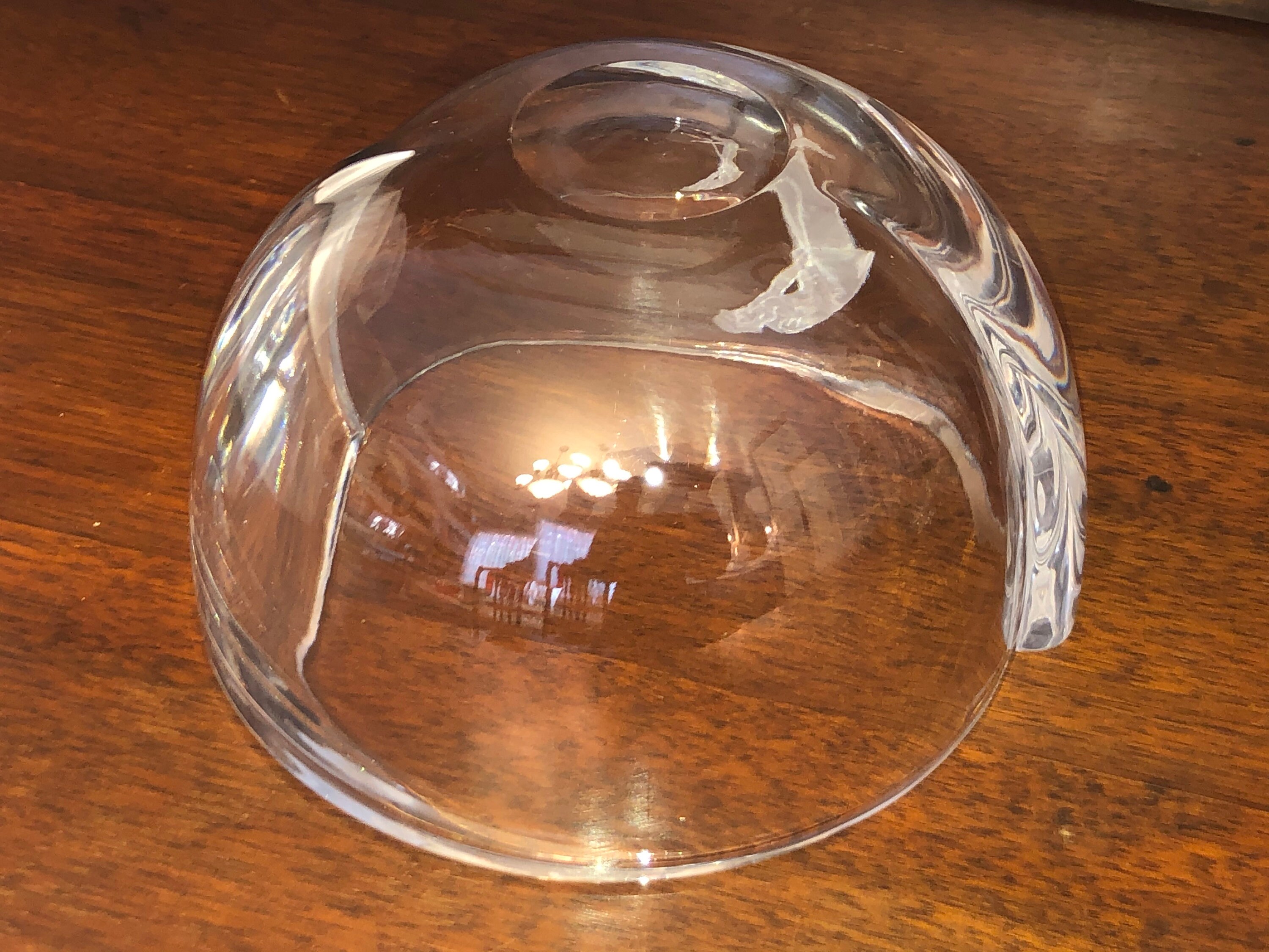 Nybro Swedish Crystal presumed Paul Isling Trophy Bowl - Etsy UK