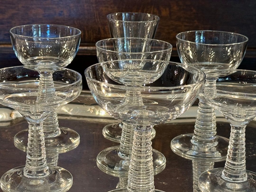 Bryce Glass "ringmont" Cocktail Glasses, Stem 791, 6-piece Set, Perfect ...