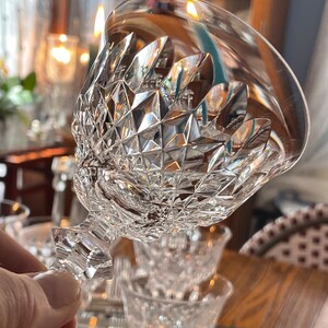 Peill "pfalzgraf" Crystal Set/4 Water Goblets W/vertical Cuts, Multi ...