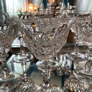Peill "pfalzgraf" Crystal Set/4 Water Goblets W/vertical Cuts, Multi ...