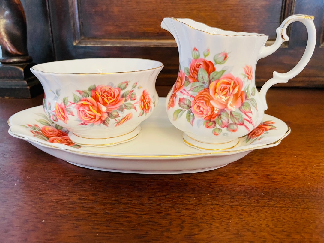 Royal Albert "centennial Rose" 3-piece Cream & Sugar Set, Montrose ...